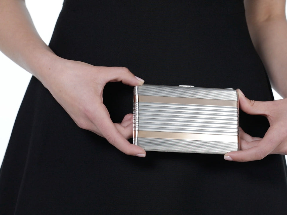 Mid-Century Silver and Rose Gold Cigarette Box #511388 – Beladora