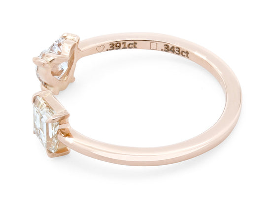 Beladora 'Bespoke' Open Band Diamond Ring, 0.73 tota #513434