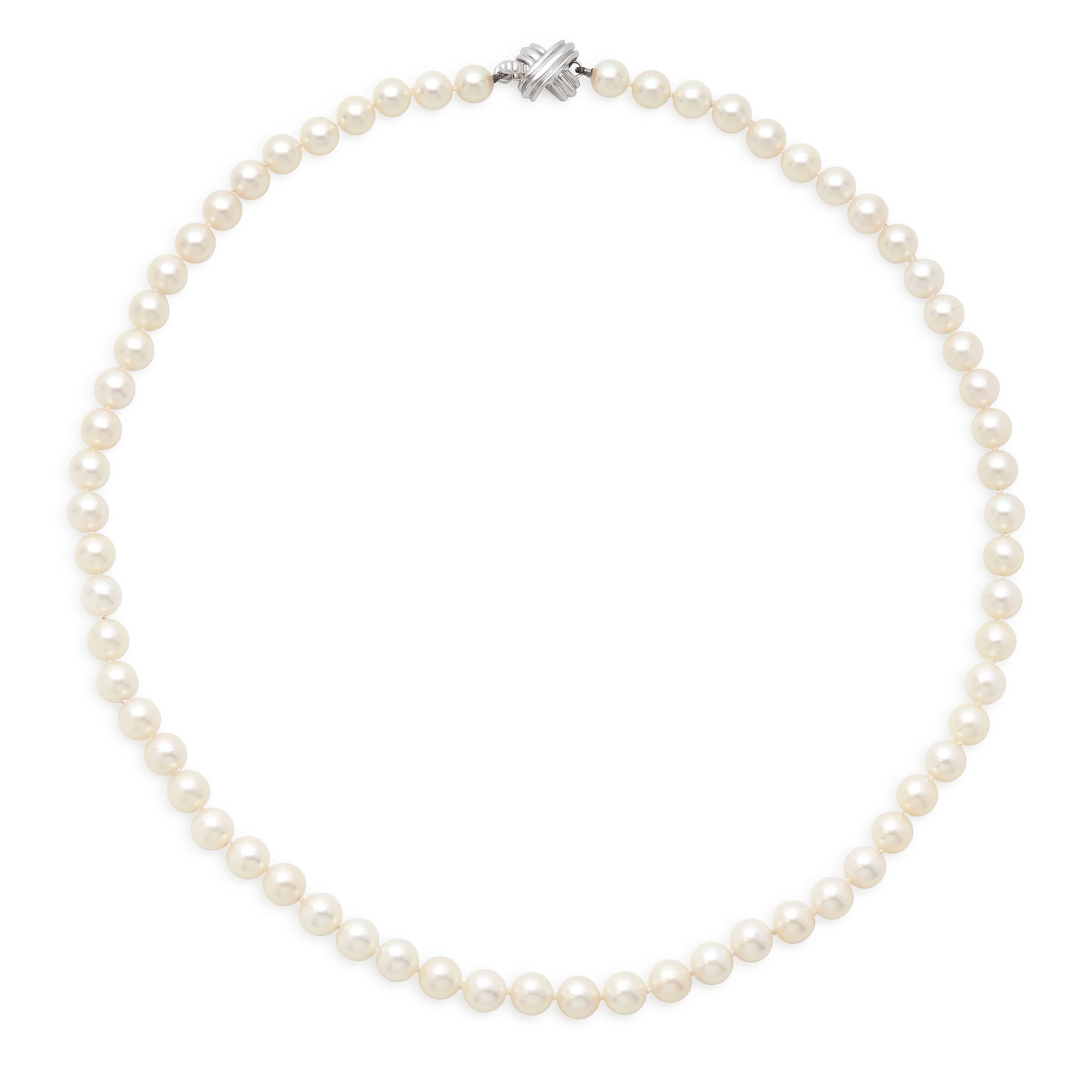 Tiffany & Co. Pearl Necklace in 18K White Gold #520745 – Beladora