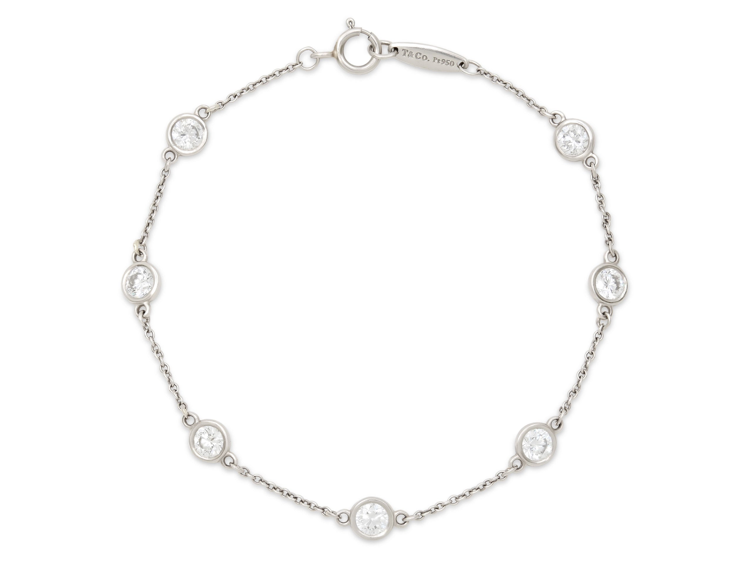 Tiffany & Co. Elsa Peretti 'Diamonds by the Yard' Br #521354 – Beladora
