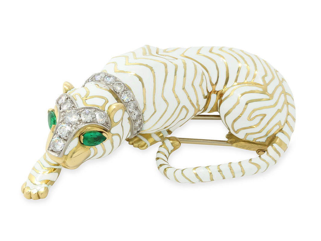 David Webb Ruby, Diamond and Enamel Frog Bracelet in #518067 – Beladora